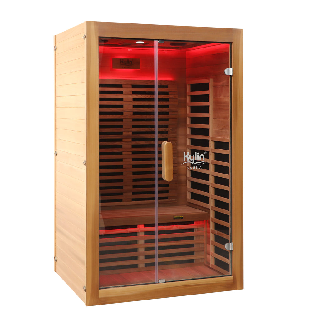 Elite - Kylin Low EMF Premium Cedar Infrared Sauna Room 2 Person - H62 – KylinAustralia